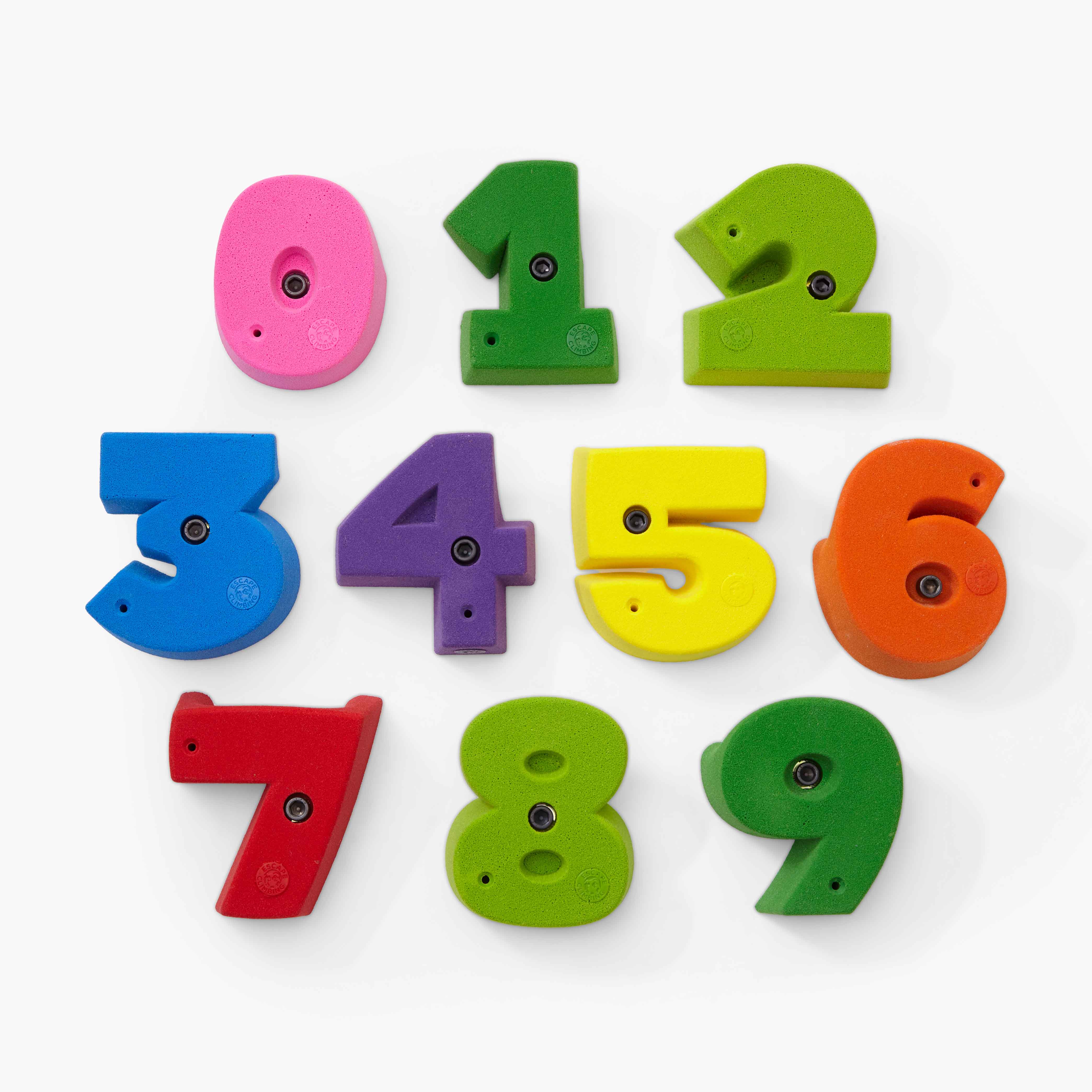 Number Holds Complete Line – Escape Climbing